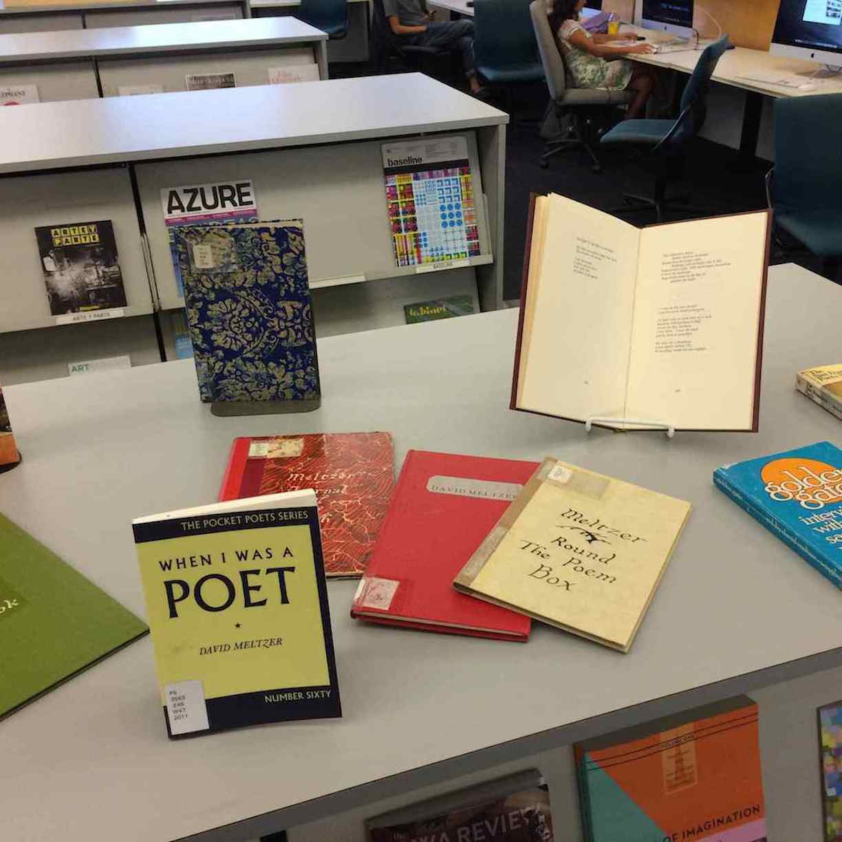 A Selection of Works by Poet David Meltzer exhibition documentation ...